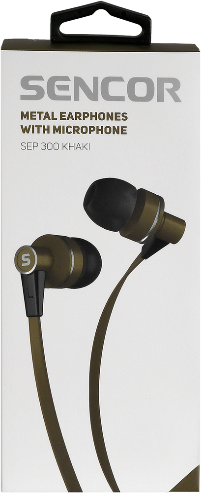 Sluchátka Sencor SEP 300 MIC khaki | Patro.cz