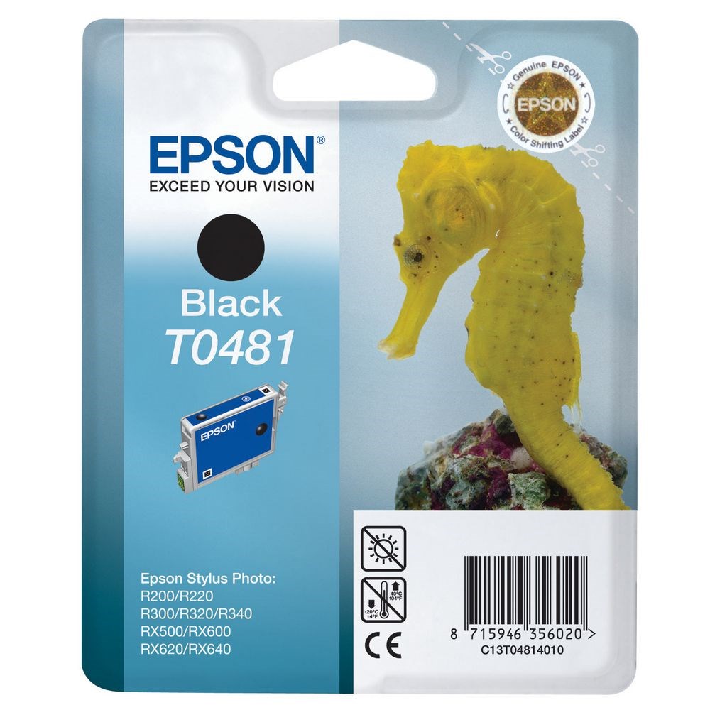 Epson inkoustová náplň/ C13T048140/ Stylus R300/ RX500/ RX600/ Černá ...