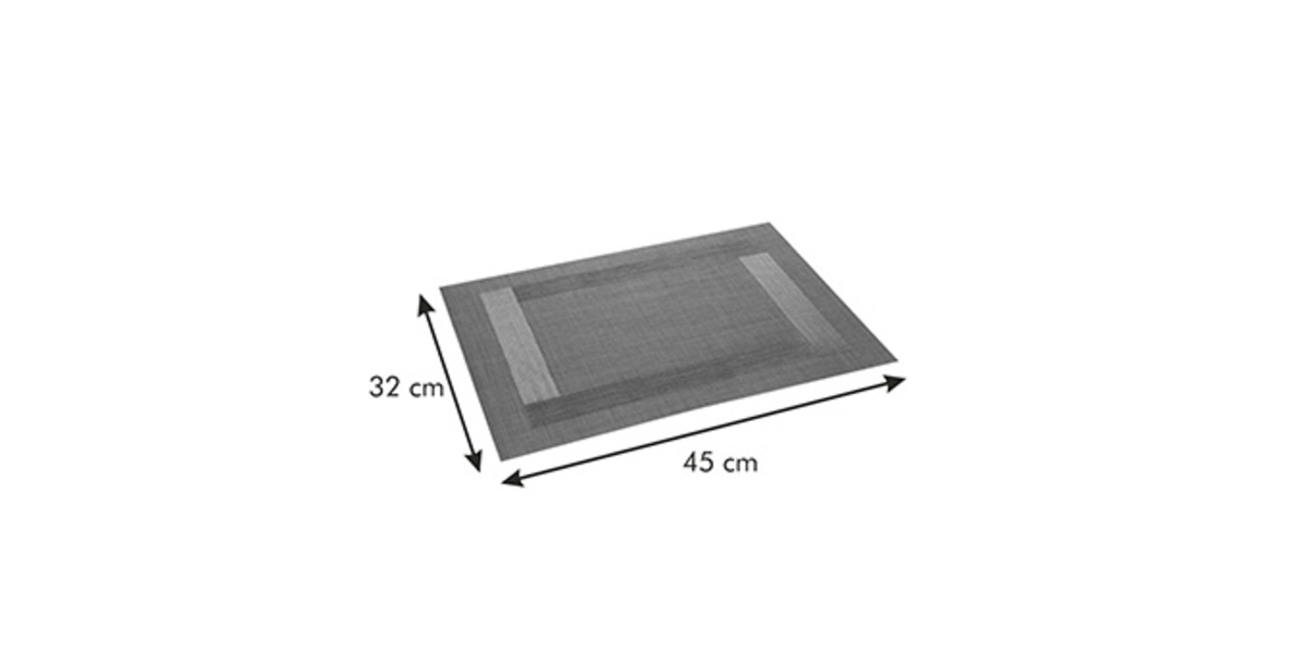 Tescoma Prostírání FLAIR FRAME 45x32 cm, hnědá | Patro.cz