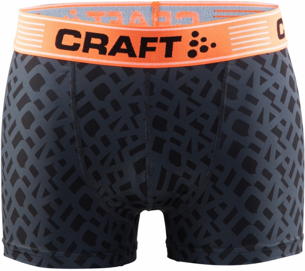 Craft Boxerky Greatness 3" S zelená s potiskem | Patro.cz