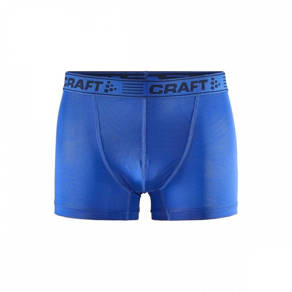 Craft Boxerky Greatness 3" S zelená s potiskem | Patro.cz