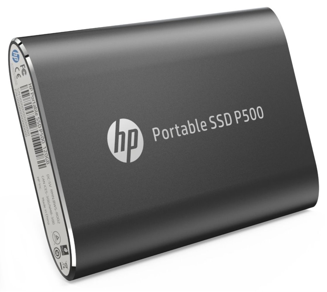 HP Portable SSD P500 120GB / Externí / USB Type-C / černý | Patro.cz