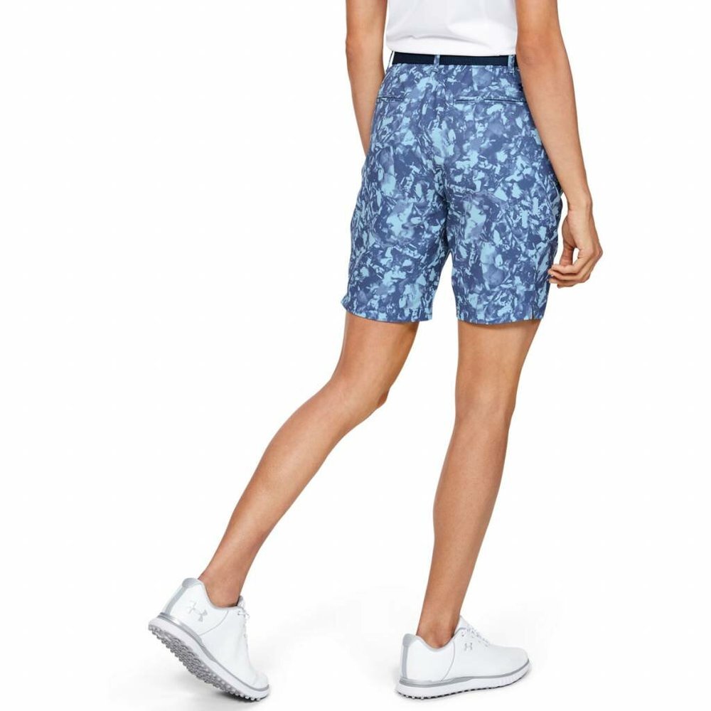 Under Armour Dámské golfové kraťasy Links Printed Short blue frost 8 ...