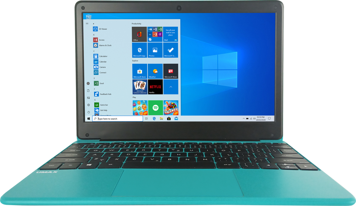 UMAX notebook VisionBook 12Wr/ 11,6" IPS/ 1920x1080/ N4020/ 4GB/ 64GB ...