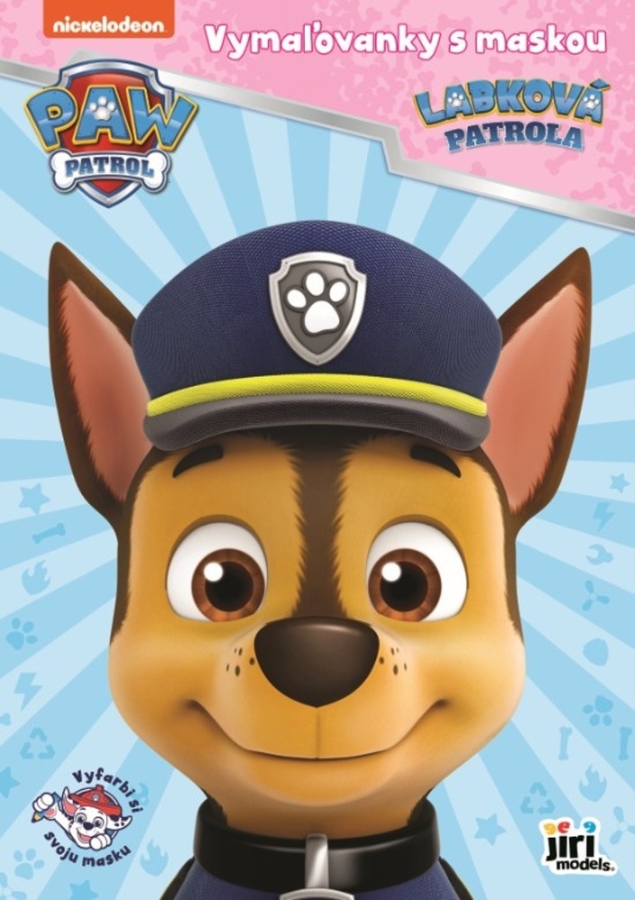Vymaľovanky s maskou - Labková patrola | internetové knihkupectví Knihy.cz