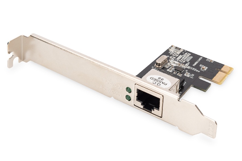 DIGITUS Gigabit Ethernet PCI Express síťová karta, nízkoprofilový držák ...