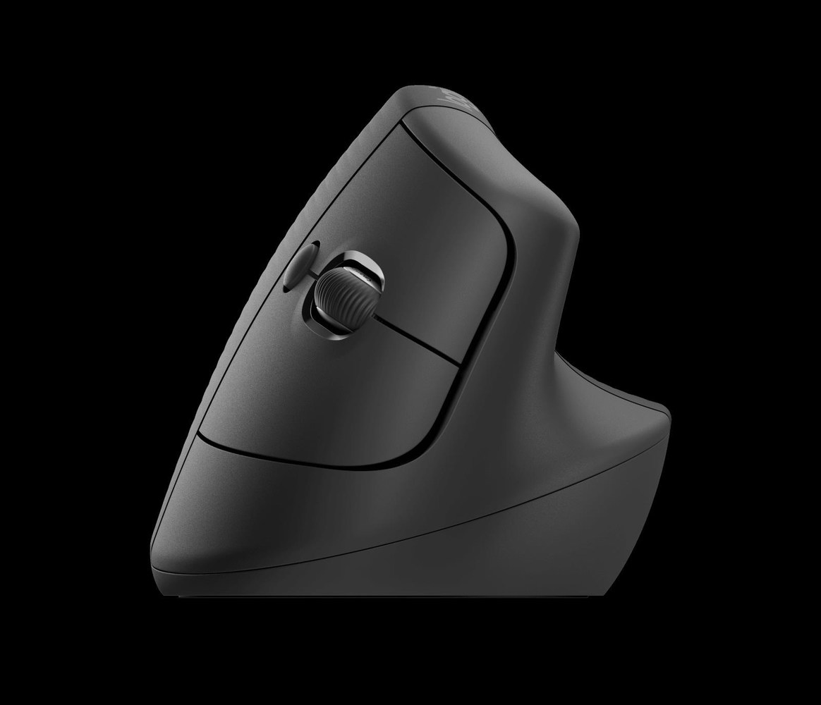 Logitech Lift Vertical Ergonomic Mouse for Business - GRAPHITE / BLACK ...