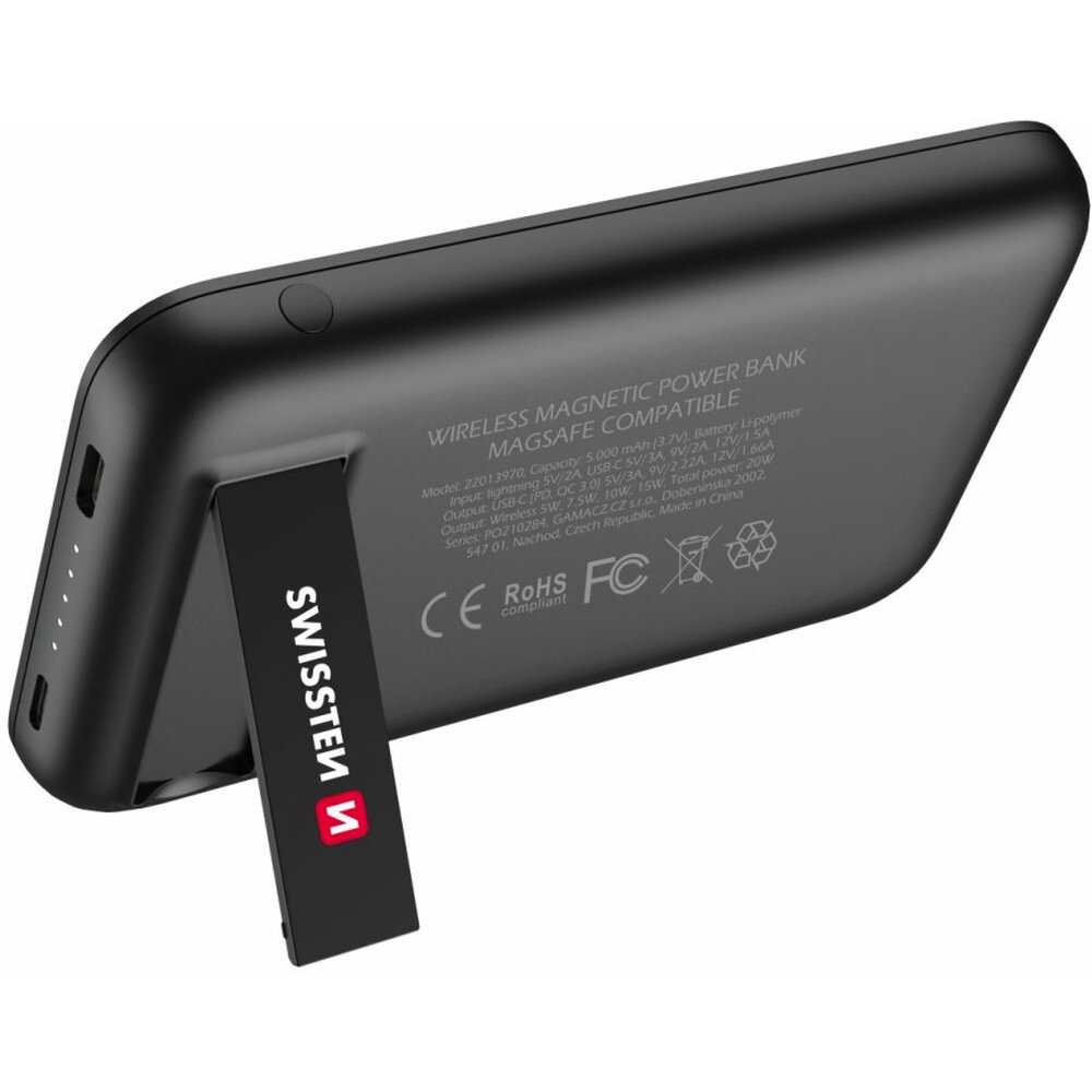 Swissten powerbanka (MagSafe compatible) 5000 mAh | Patro.cz