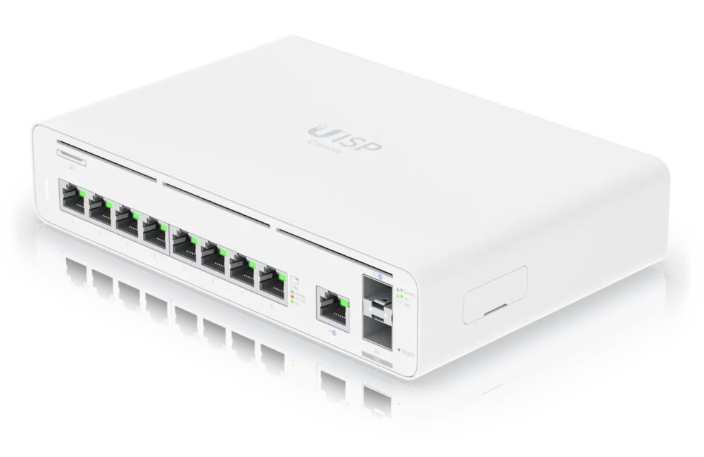 Ubiquiti UISP Console - Router, předinstal. UISP aplikace, 9x Gbit RJ45 ...