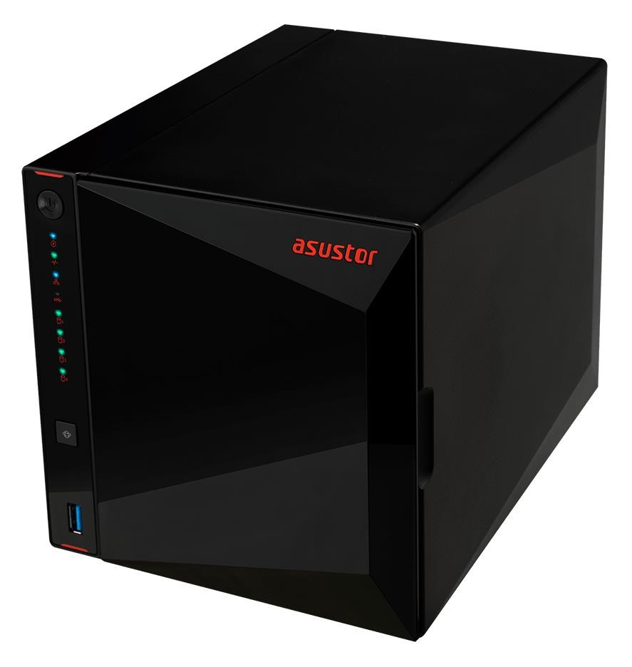 Asustor AS5304T 4-bay NAS Nimbustor 4, 4GB DDR4, 2x2.5GE, 3xUSB3.2 ...