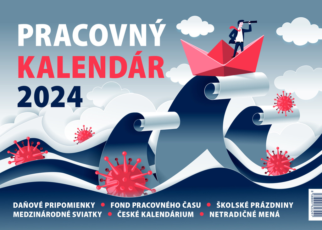 Pracovný kalendár 2024 - stolový kalendár | Patro.cz